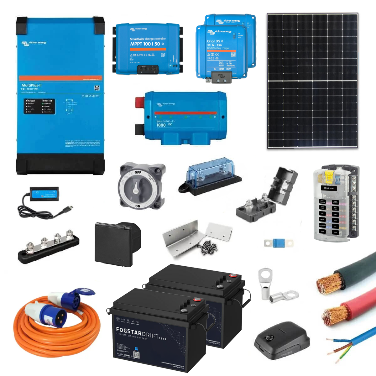 Campervan electric kits - off-grid electrical kits from nohma.com ⚡