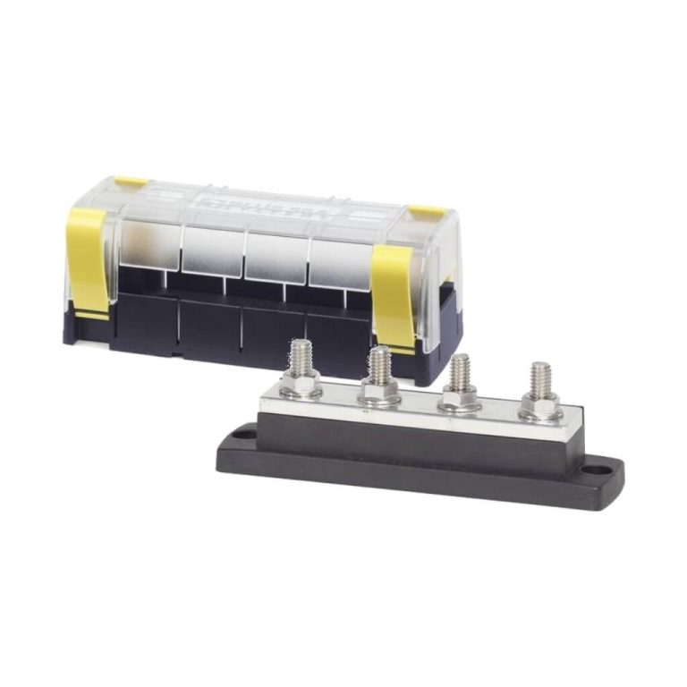Blue Sea Maxibus 250A Busbar - 4 Terminals + Cover - nohma.com, off ...