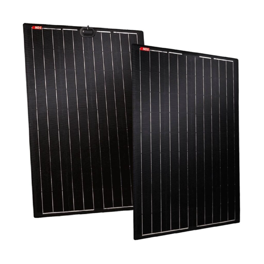 NDS Energy 105W Semi-Flexible Solar Panel - Front or Rear Junction Box