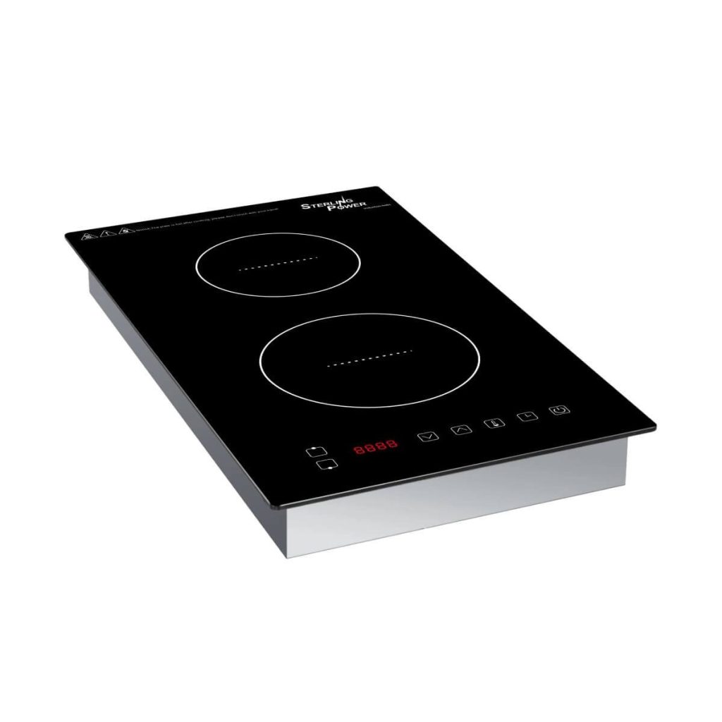 Sterling Power Induction Hob‚ Fixed‚ Front-to-Back Twin Rings - nohma.com ⚡