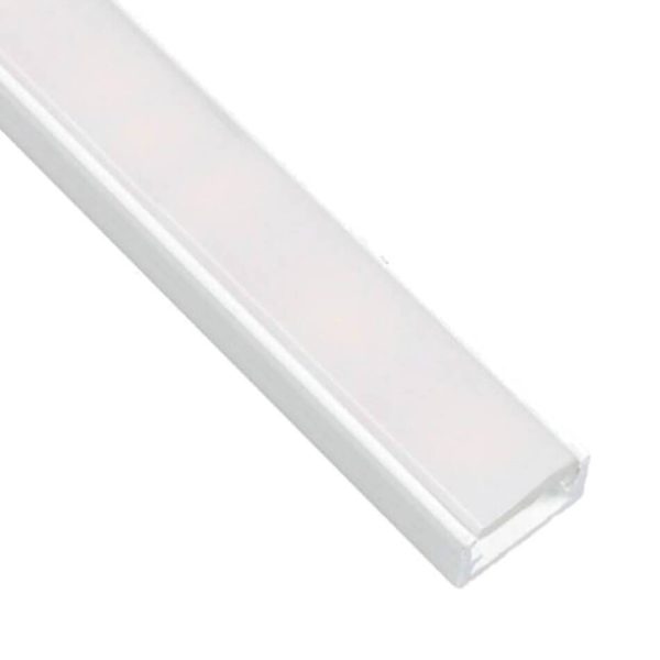 12V LED Strip Light - Surface Mount‚ 2m - Black‚ White or Silver
