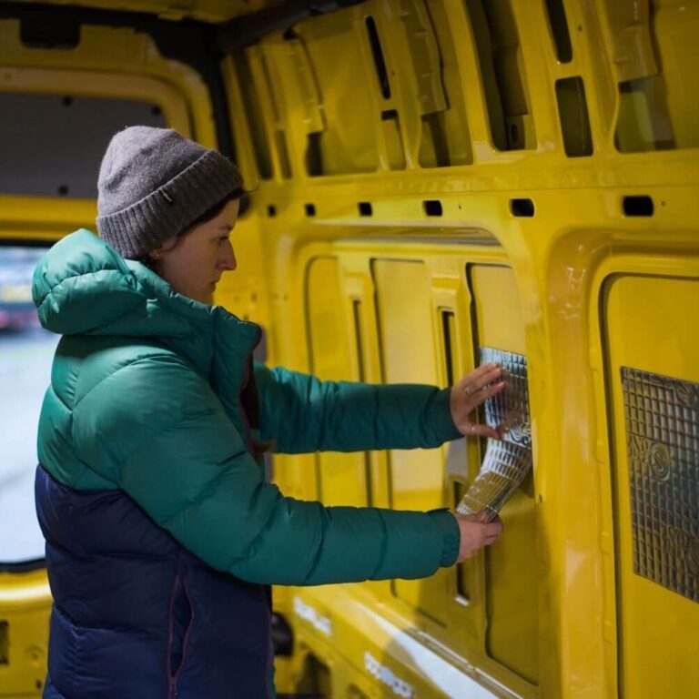 Campervan insulation kit inc. wool, vapour barrier & deadening