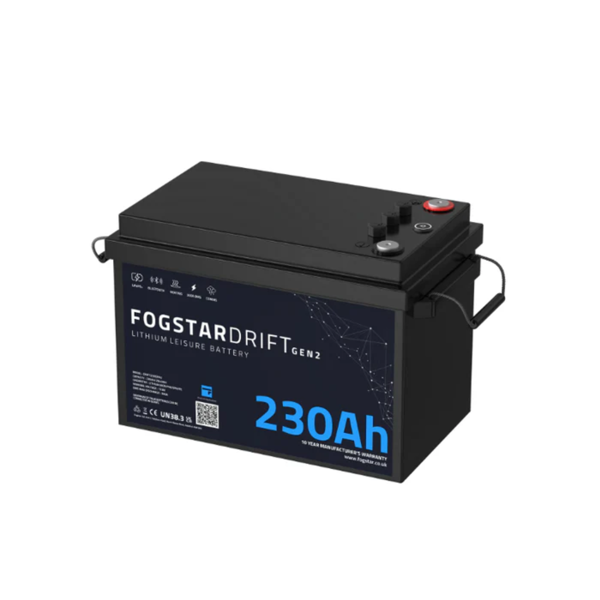 Fogstar Drift Gen2 230Ah – 12V lithium leisure battery - nohma.com ⚡