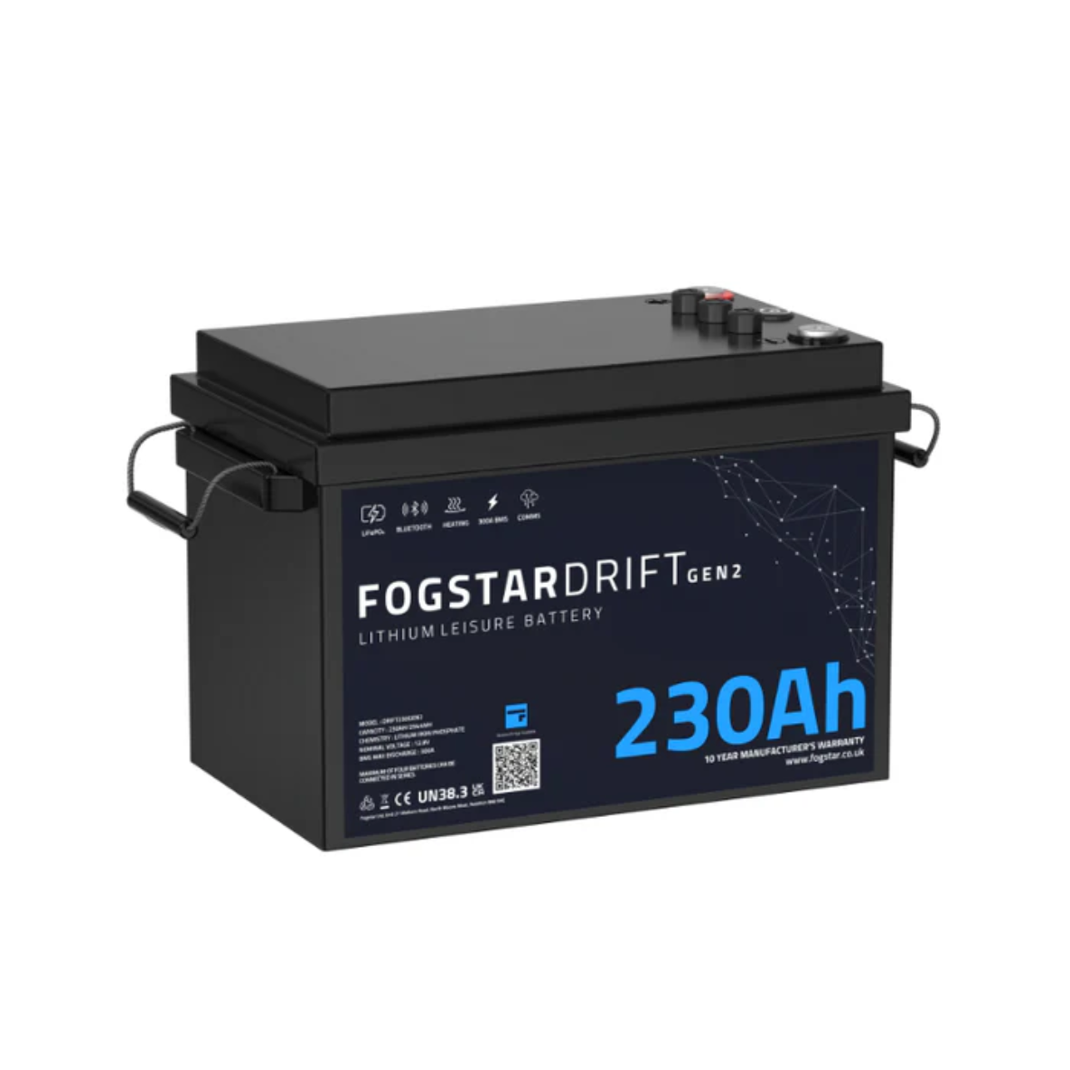 Fogstar Drift Gen2 230Ah – 12V lithium leisure battery - nohma.com ⚡